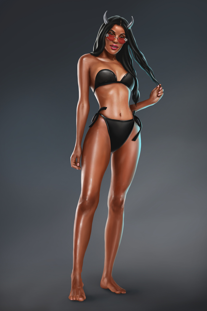 Иллюстрация персонаж концепт в стиле game dev | Illustrators.ru