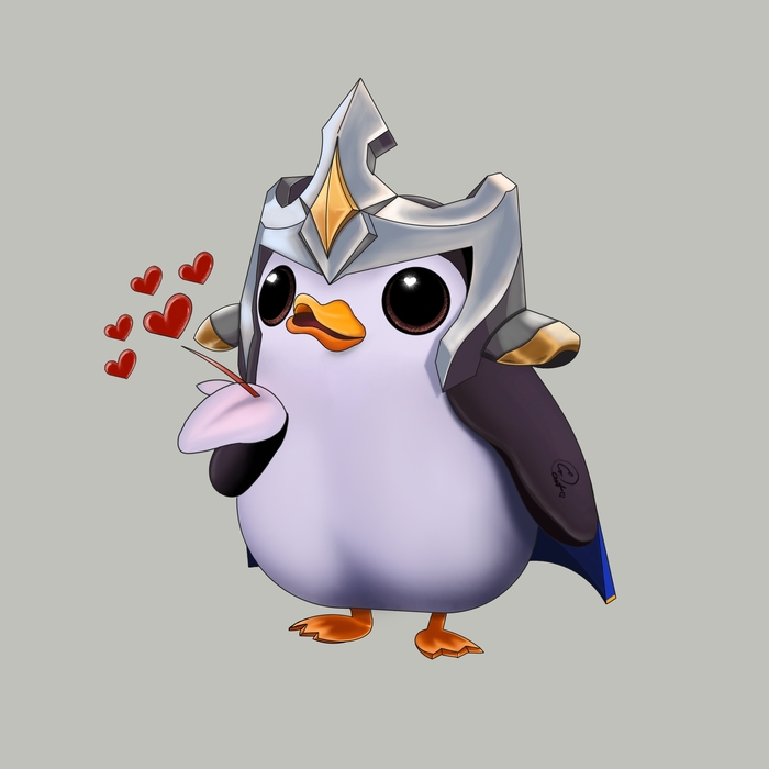 Иллюстрация Pengu 😘 в стиле 2d, другое, персонажи | Illustrators.ru