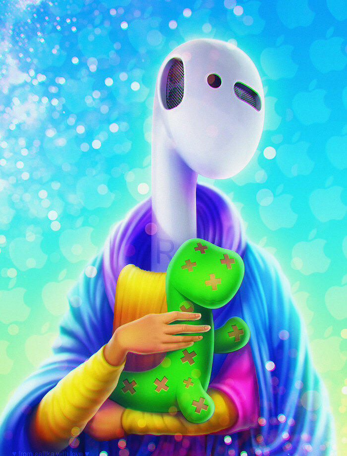 Иллюстрация Стереопара для Mono Lisa в стиле реклама персонажи