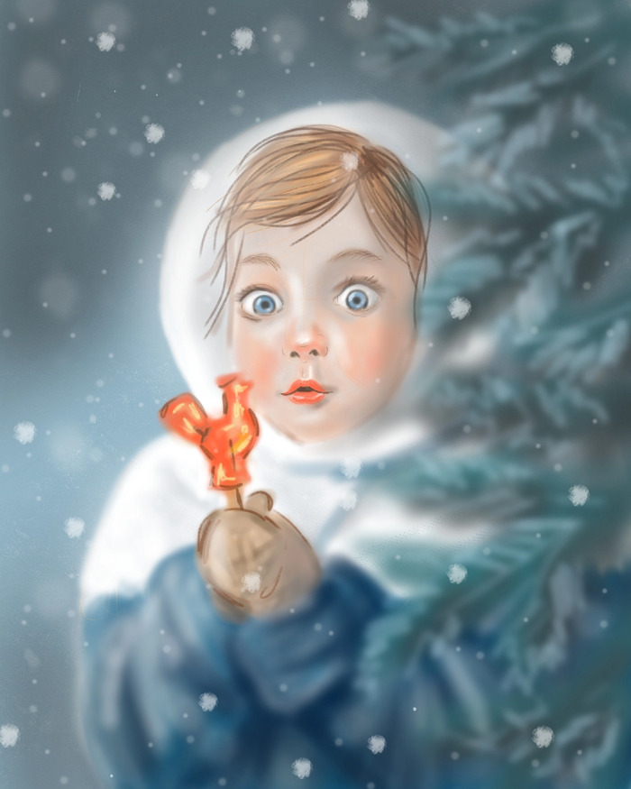 Иллюстрация Потерялась в стиле 2d | Illustrators.ru