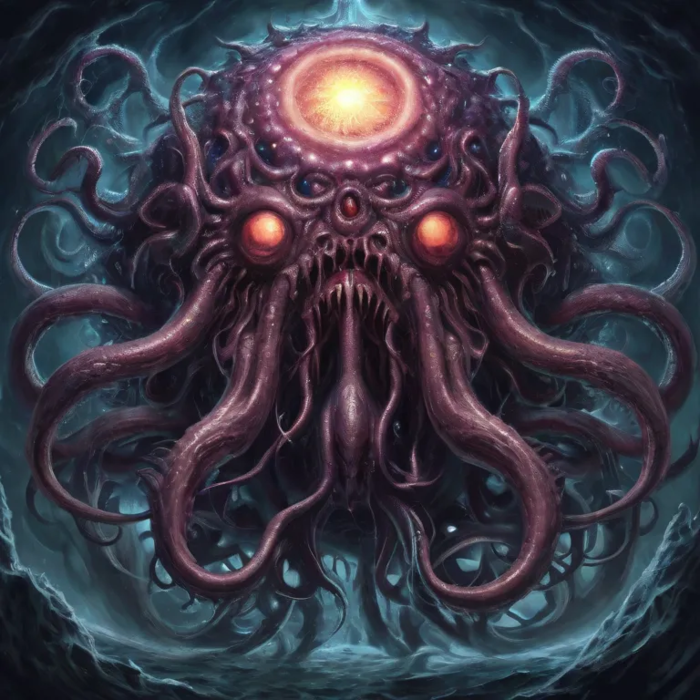 Иллюстрация Squid god | Illustrators.ru