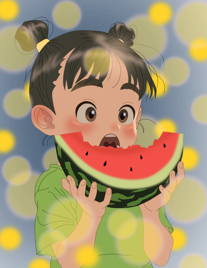 Иллюстрация Watermelon в стиле детский | Illustrators.ru