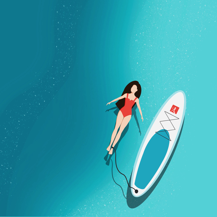 Иллюстрация Surf в стиле 2d | Illustrators.ru