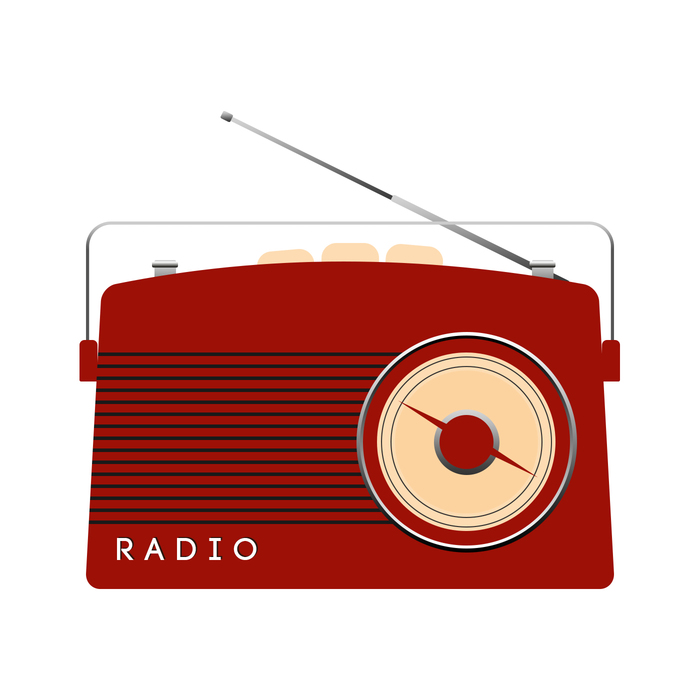 Иллюстрация Radio в стиле 2d, этюд | Illustrators.ru