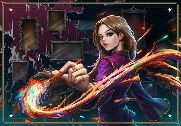 Иллюстрация character loading screen в стиле 2d | Illustrators.ru