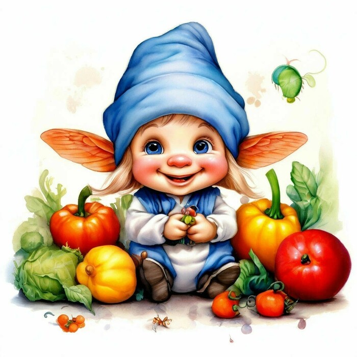 Иллюстрация Гномик | Illustrators.ru