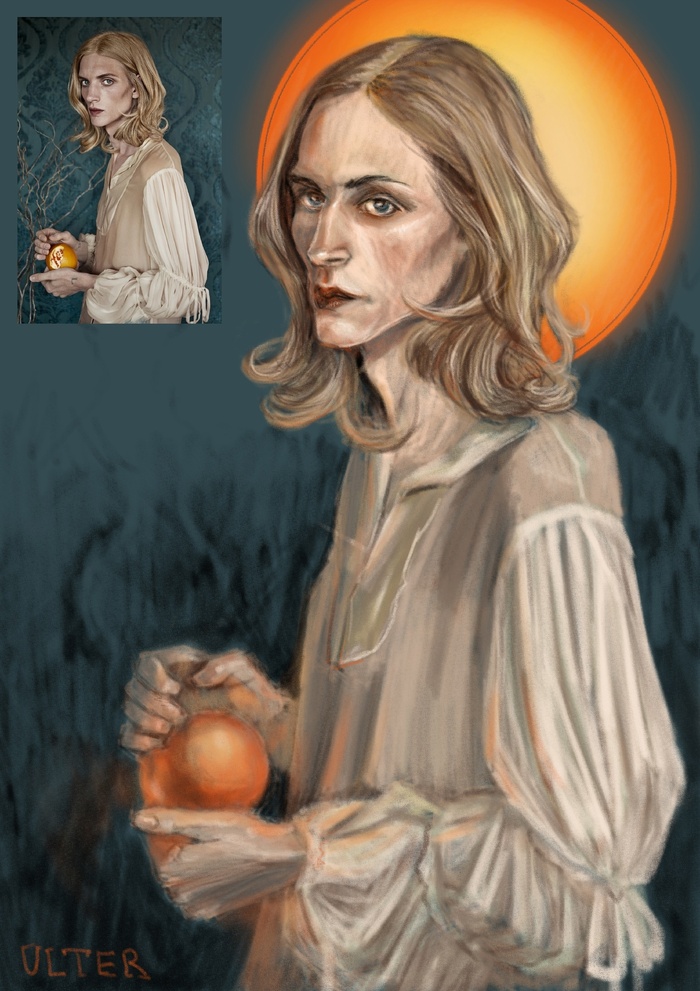 Иллюстрация Портрет в стиле 2d | Illustrators.ru