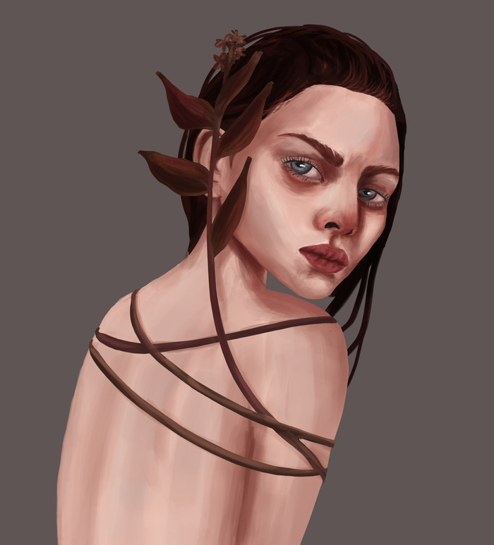 Иллюстрация Portrait в стиле 2d | Illustrators.ru