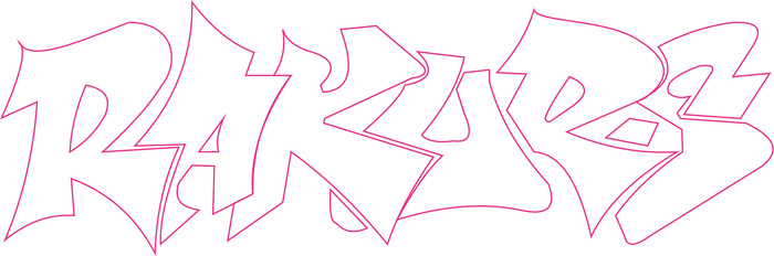 Иллюстрация rakurs в стиле graffiti, графика, компьютерная графика