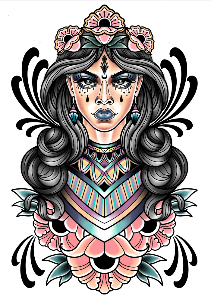 Иллюстрация Gypsy в стиле 2d | Illustrators.ru