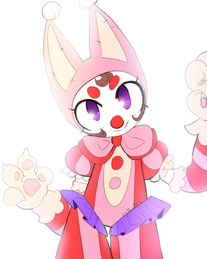 Иллюстрация клоун в стиле 2d, анимационный | Illustrators.ru