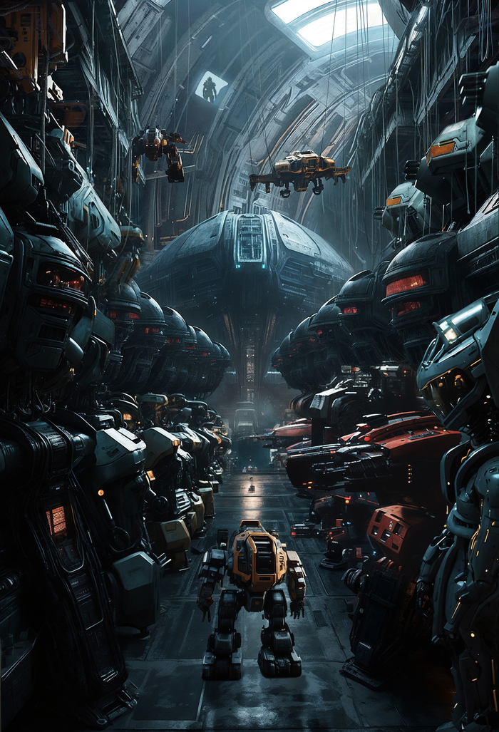 Иллюстрация Technosphere/ Техносфера в стиле реализм