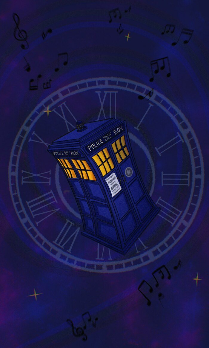 Иллюстрация Тардис | Illustrators.ru