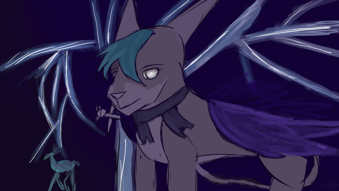 Иллюстрация мифический лев в стиле 2d | Illustrators.ru