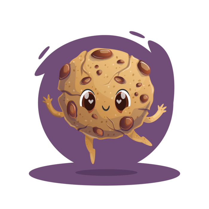 Иллюстрация Jumping cookie в стиле 2d, детский | Illustrators.ru