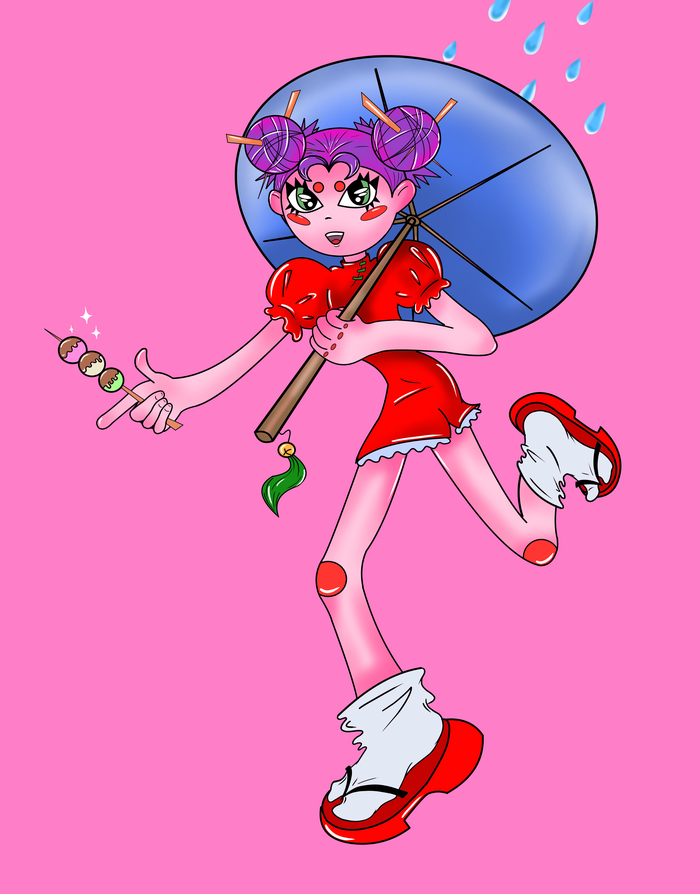 Иллюстрация dango time в стиле детский | Illustrators.ru