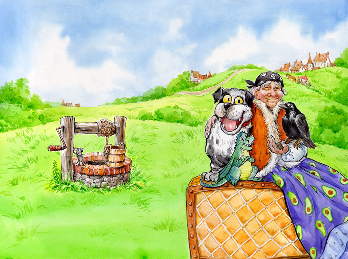 Иллюстрация Обложка к книге Т.Крюковой "Опасайтесь