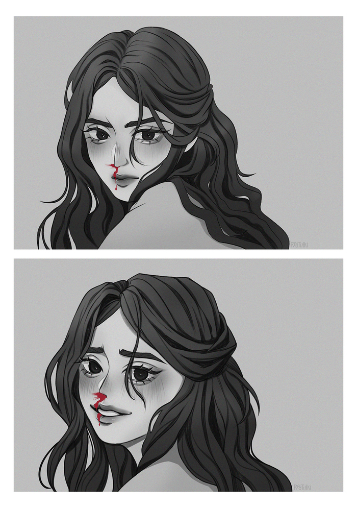 Иллюстрация Девушка в стиле 2d | Illustrators.ru