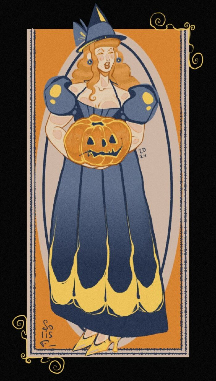 Иллюстрация Witch в стиле 2d | Illustrators.ru