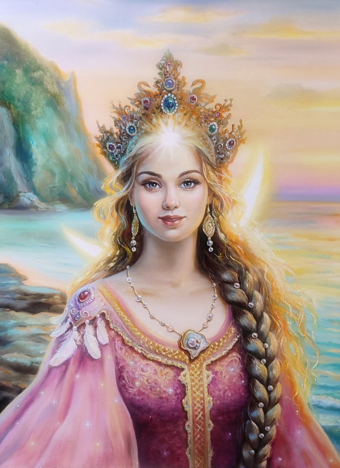 Иллюстрация "Царевна-лебедь" | Illustrators.ru