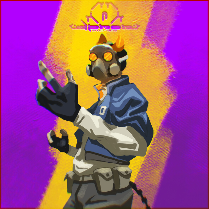 Иллюстрация demon embrace в стиле 2d, game dev, концептуальный