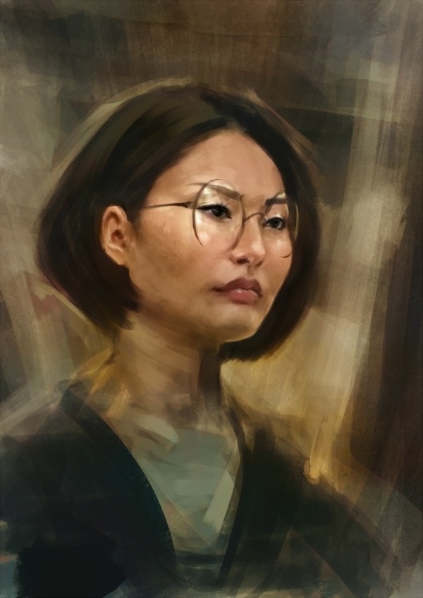 Иллюстрация Портрет в стиле 2d | Illustrators.ru