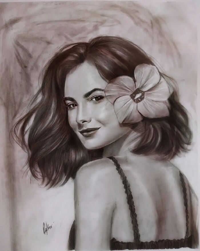 Иллюстрация девушка в стиле 2d | Illustrators.ru