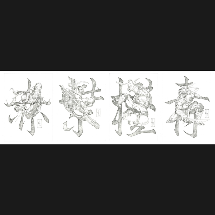 Иллюстрация Turtle Power в стиле графика, комикс | Illustrators.ru