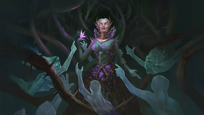 Иллюстрация Forest Witch в стиле 2d | Illustrators.ru