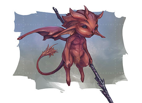 Иллюстрация imp в стиле 2d | Illustrators.ru