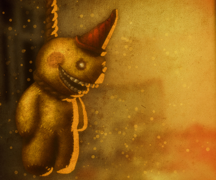 Иллюстрация Happy Hangman в стиле сюр | Illustrators.ru