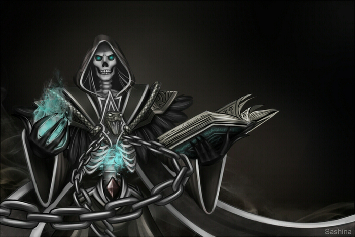 Иллюстрация Lich в стиле компьютерная графика | Illustrators.ru