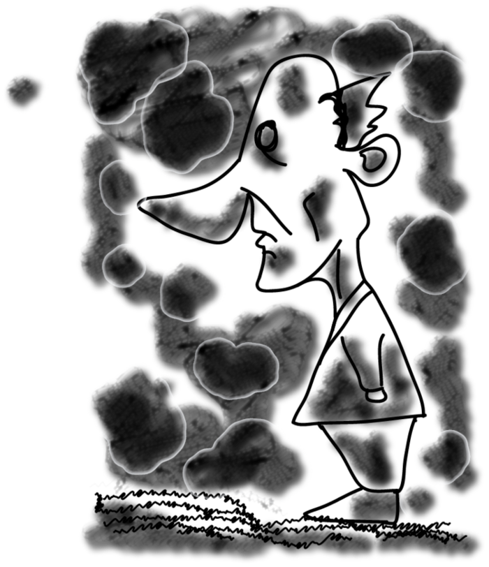 Иллюстрация Mr.Poor в стиле карикатура | Illustrators.ru