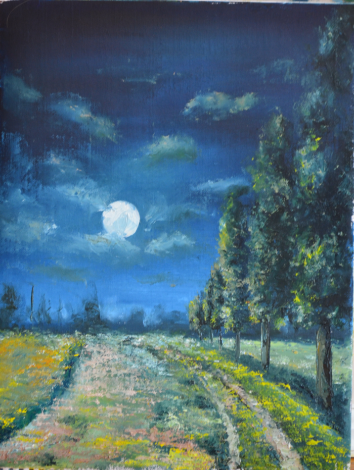 Иллюстрация noapte_cu_luna.png в стиле классика | Illustrators.ru