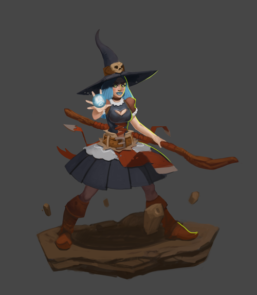 Иллюстрация witch в стиле 2d | Illustrators.ru