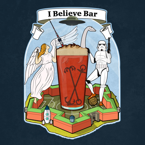 Иллюстрация I Believe Bar в стиле классика | Illustrators.ru