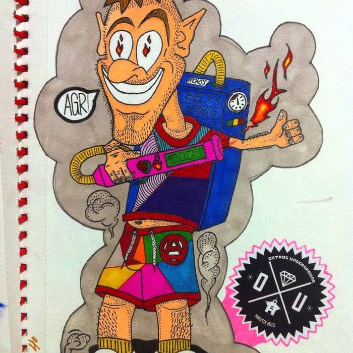 Иллюстрация Firemann в стиле комикс | Illustrators.ru