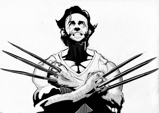 Иллюстрация Wolverine в стиле 2d | Illustrators.ru