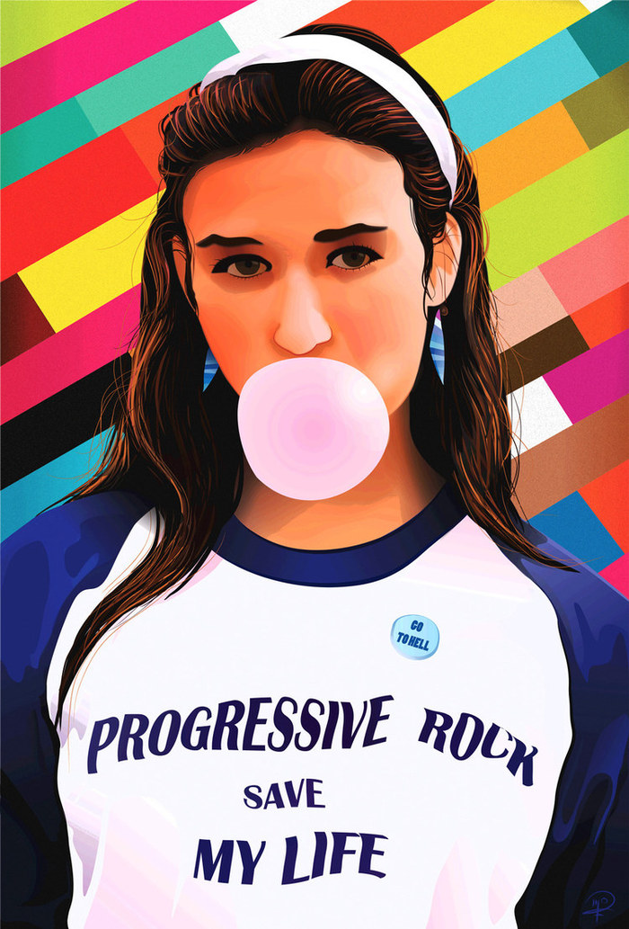 Иллюстрация Progressive Girl в стиле журнальный | Illustrators.ru