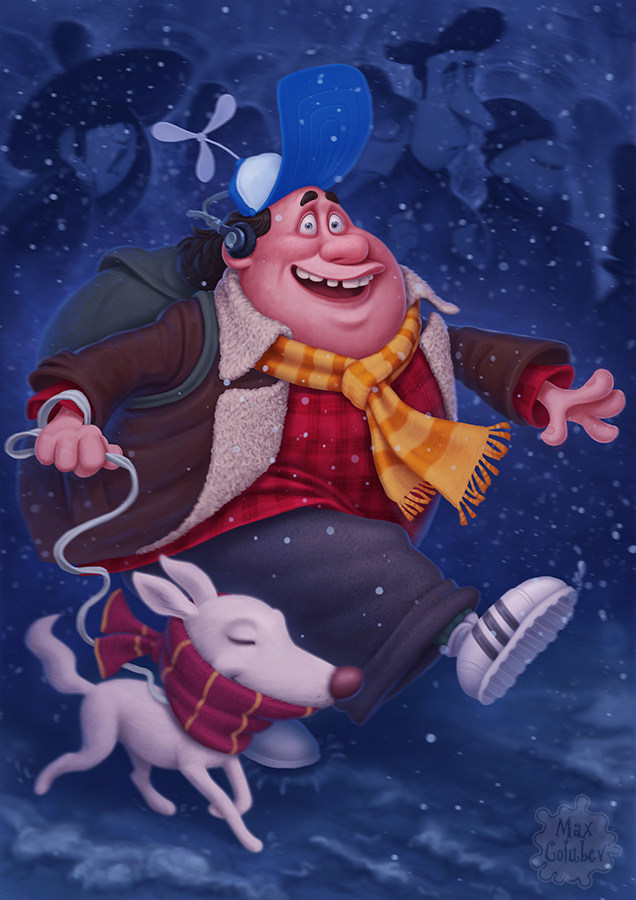 Иллюстрация happy в стиле 2d | Illustrators.ru