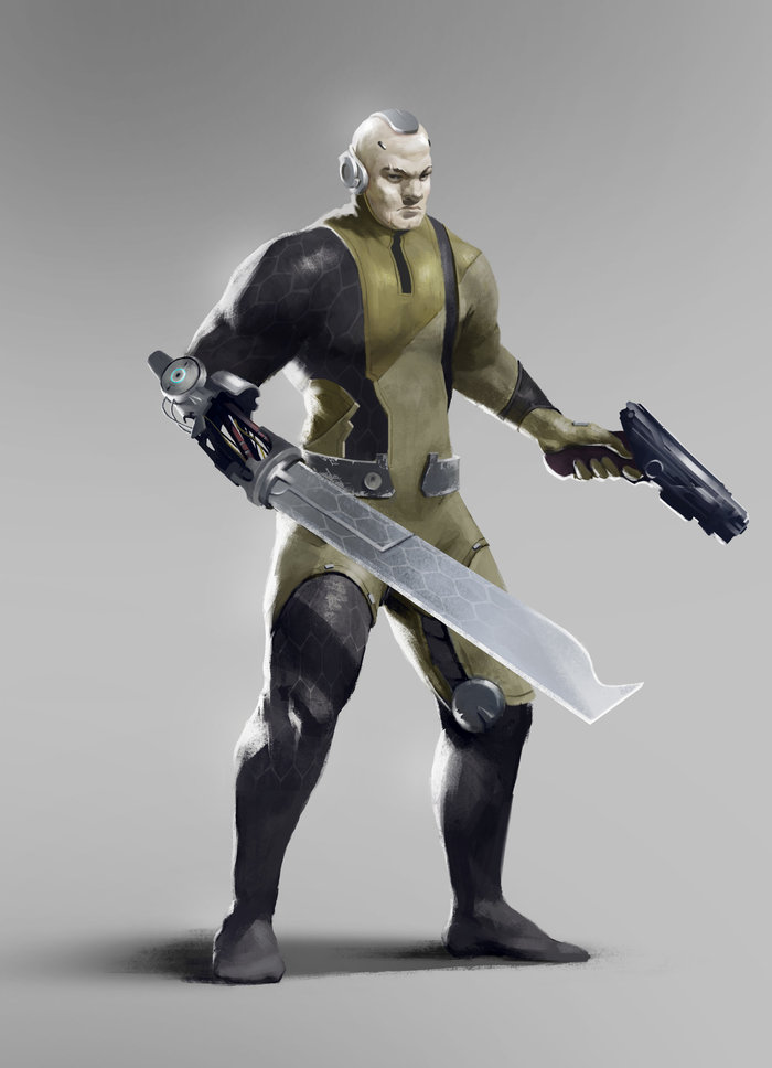 Иллюстрация melee fighter в стиле 2d | Illustrators.ru