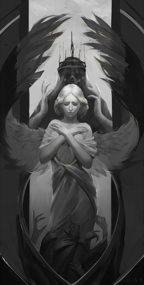 Иллюстрация angel в стиле 2d | Illustrators.ru