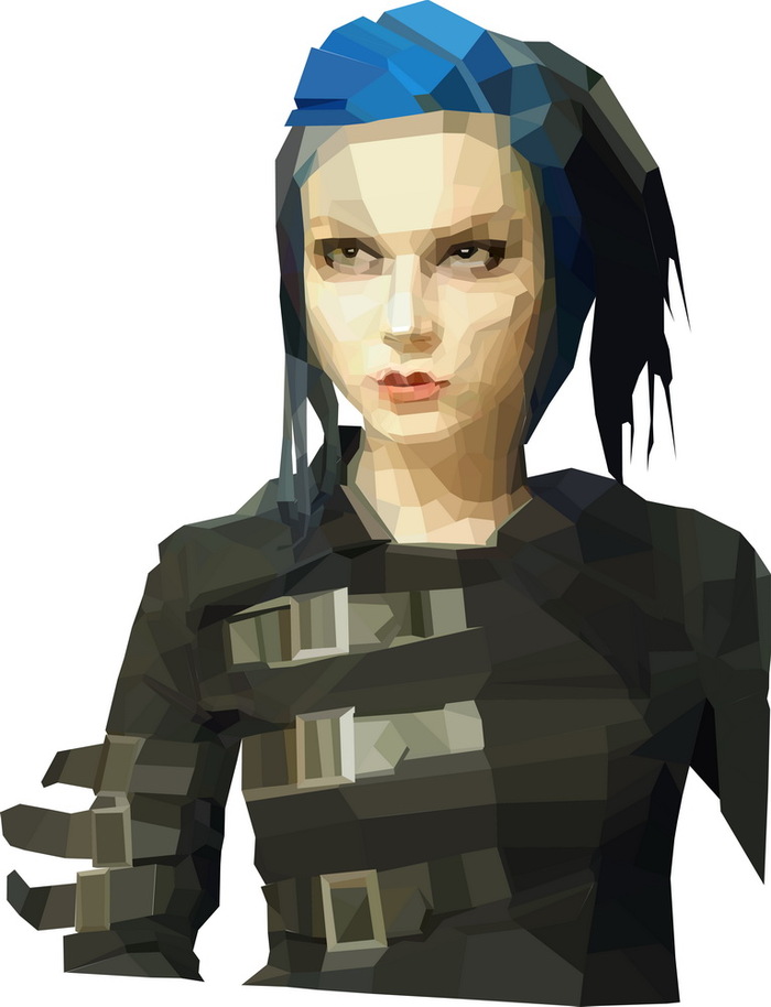 Иллюстрация CyberGirl в стиле 2d | Illustrators.ru