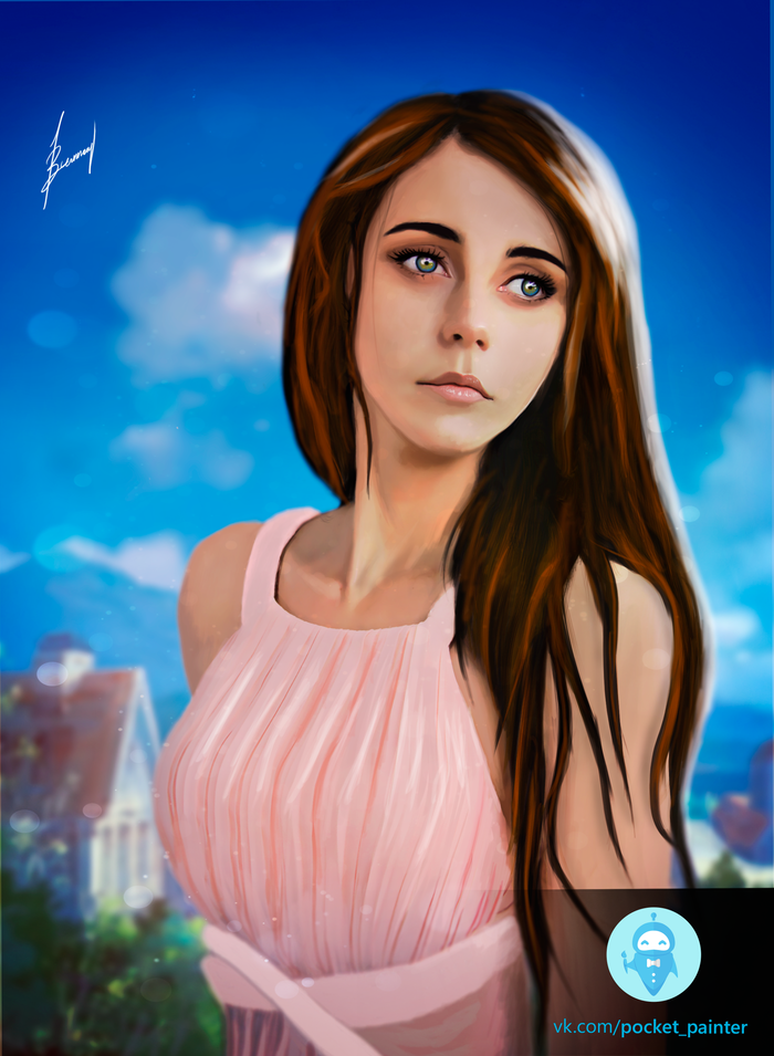 Иллюстрация Виктория в стиле 2d | Illustrators.ru