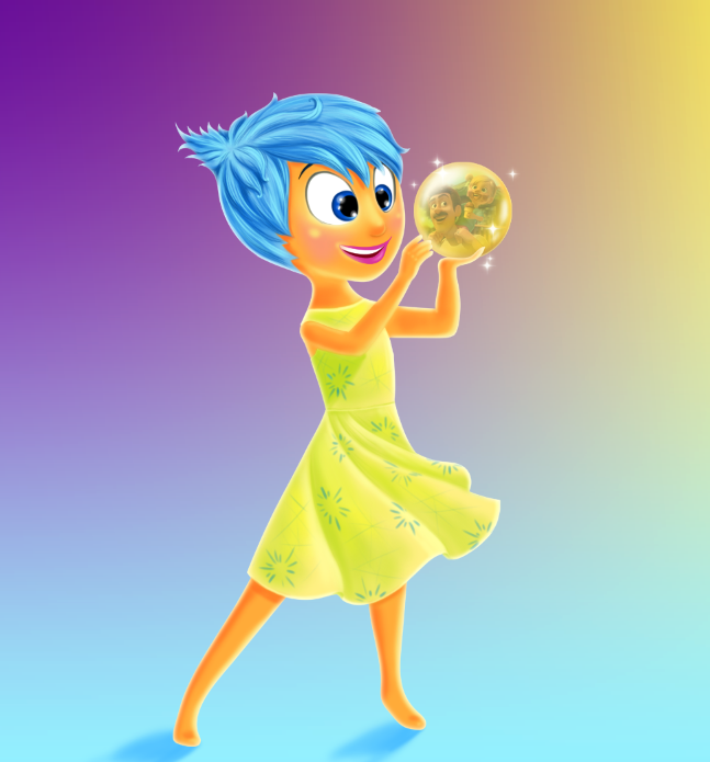 Иллюстрация Joy в стиле 2d, анимационный, компьютерная графика