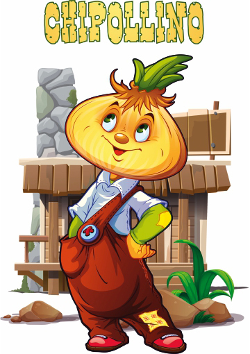 Иллюстрация Чиполлино в стиле детский, персонажи | Illustrators.ru