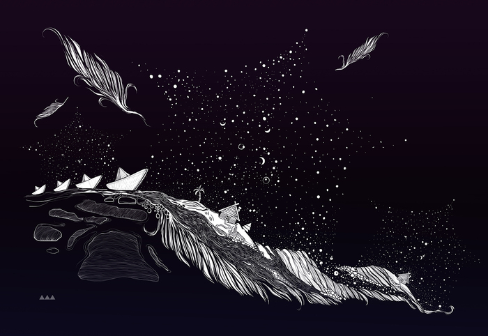 Иллюстрация Feather в стиле 2d | Illustrators.ru