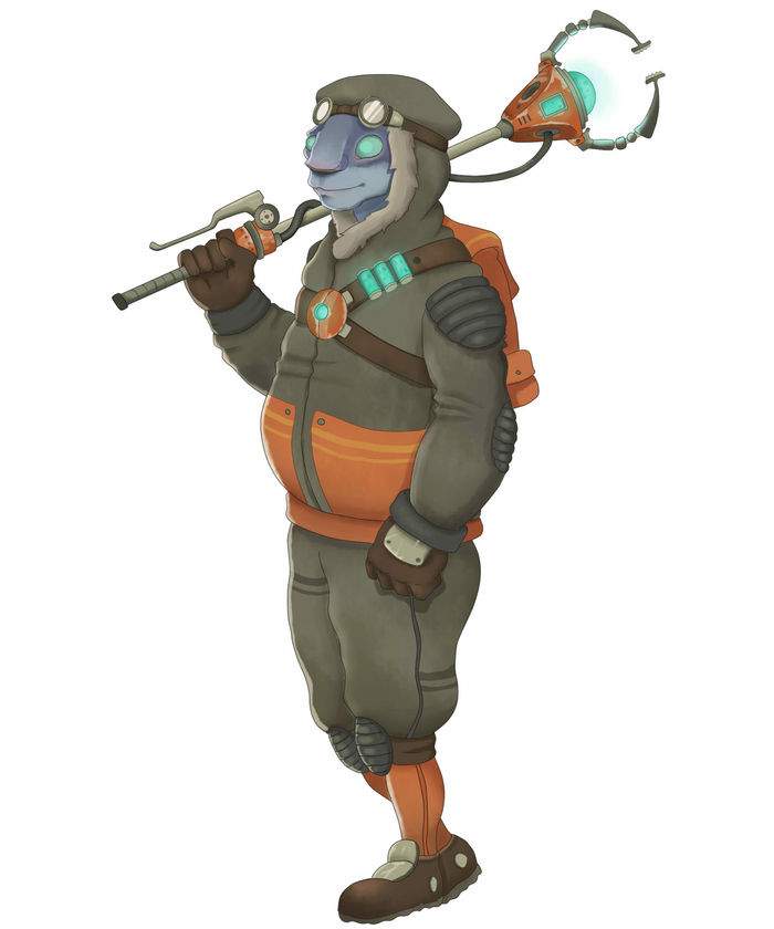 Иллюстрация Fargis в стиле cg, компьютерная графика, персонажи