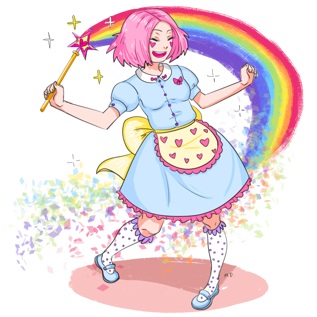 Иллюстрация Фея Волшебства в стиле 2d, анимационный, компьютерная