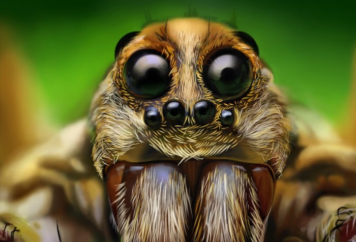 Иллюстрация Spider shoot в стиле 2d, cg, реализм | Illustrators.ru
